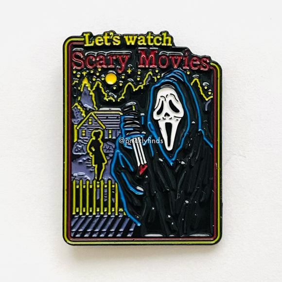 pricklyfinds | Jewelry | 84 Lets Watch Scary Movies Scream Horror ...